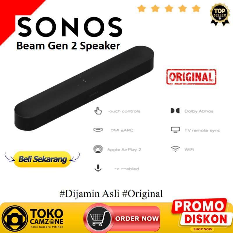 Jual Sonos Beam Gen 2 Gen-2 Dolby Atmos WIFI System Smart TV Speaker di ...