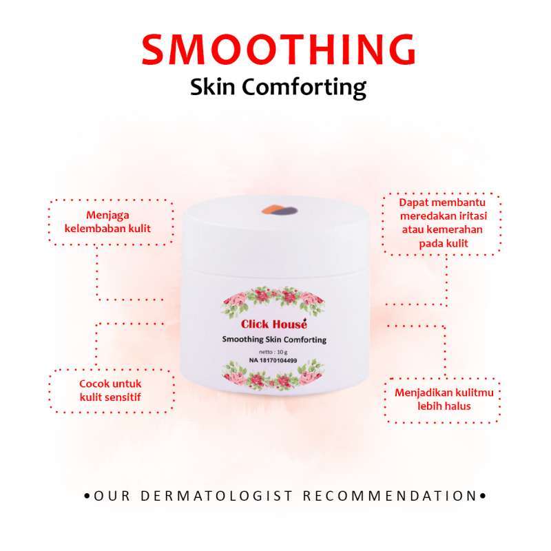 Promo Click House Smoothing Skin Comforting - Krim Moisturizer Diskon ...