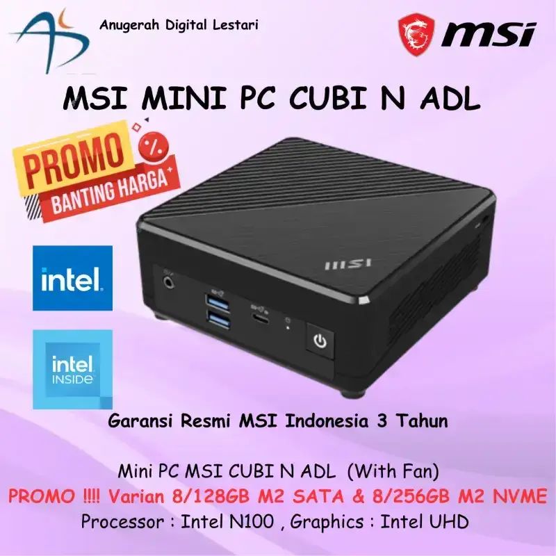 Mini Pc Msi N100 🔥 Harga & Spesifikasi Terbaru Juli 2026