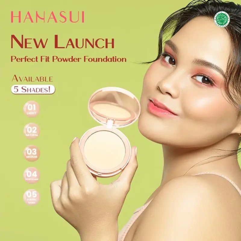 Promo Hanasui Perfect Fit Powder Foundation 12,5gr Diskon 15% Di Seller ...