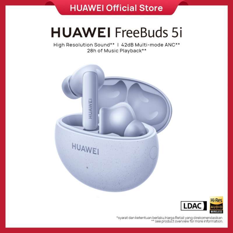 Jual Huawei Freebuds 5i Noise Cancellation Tws | Hi-res Sound | 28hours ...