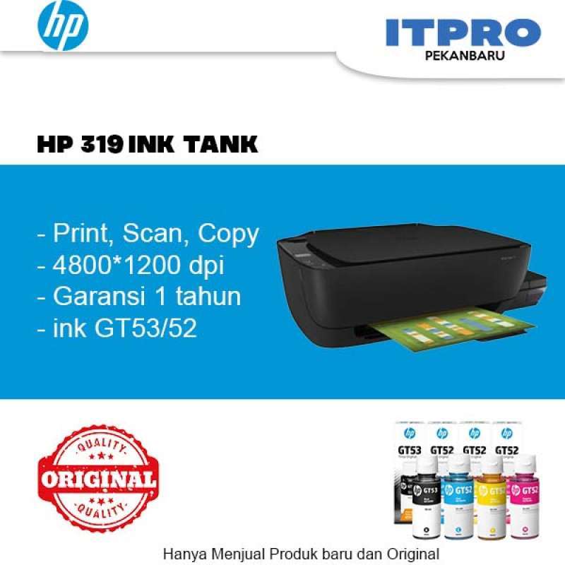 Jual HP 319 INK TANK PRINTER PRINT SCAN COPY A4 di Seller ITPRO ...