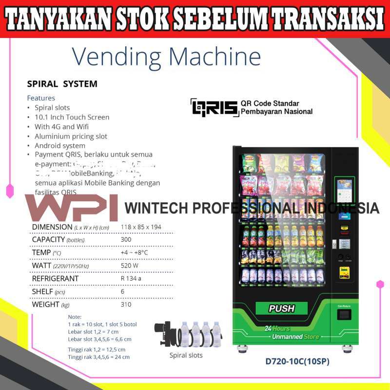 Jual Spiral Vending Machine Original, Murah & Diskon Juni 2024 | Blibli