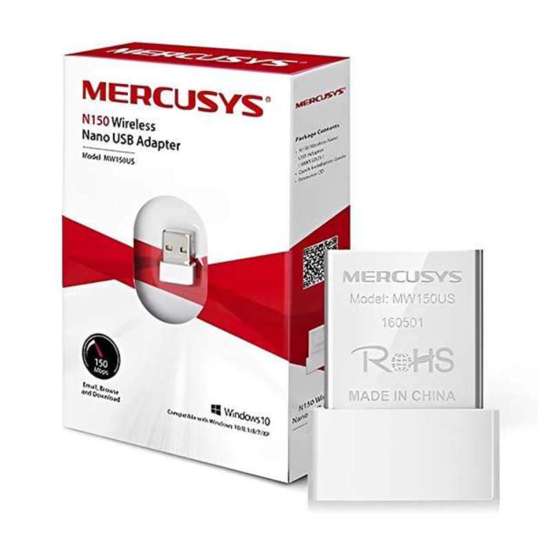 Jual USB WiFi Mercusys MW150US N150 Wireless N Nano USB Adapter Dongle ...