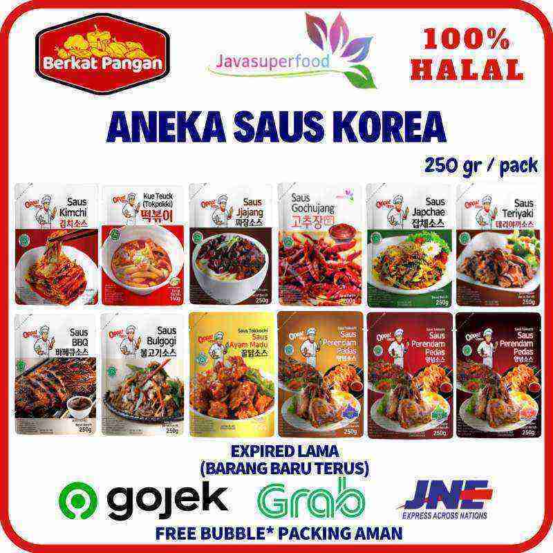 Jual Aneka Saus Korea Saus Kimchi Tokpokki Gochujang Jjajang Japchae ...