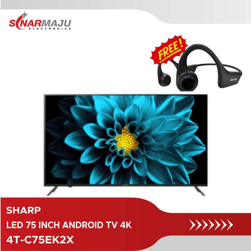 Jual Led Tv 75 Inch Sharp Android Tv 4k 4t-c75ek2x Di Seller Sinarmaju Official Store - Gudang ...
