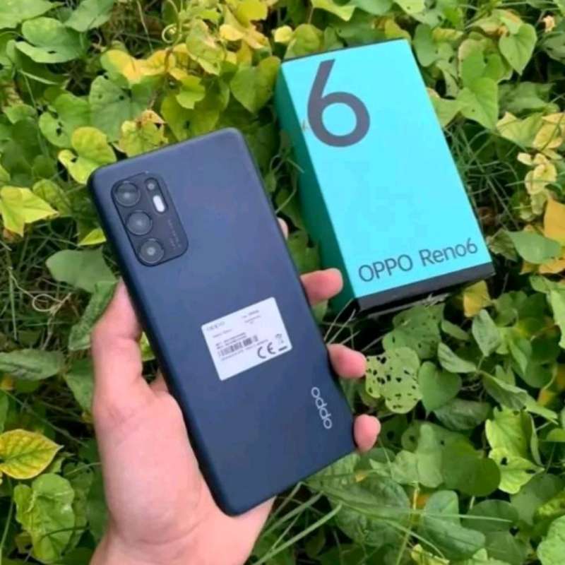 Jual OPPO RENO 6 8/128 GB BLACK - SECOND FULL SET - HP SAJA di Seller ...