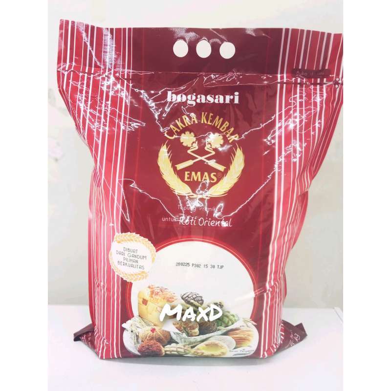 Jual Tepung Premiks Roti Oriental Cakra Kembar Emas 5kg 1bks Di Seller ...