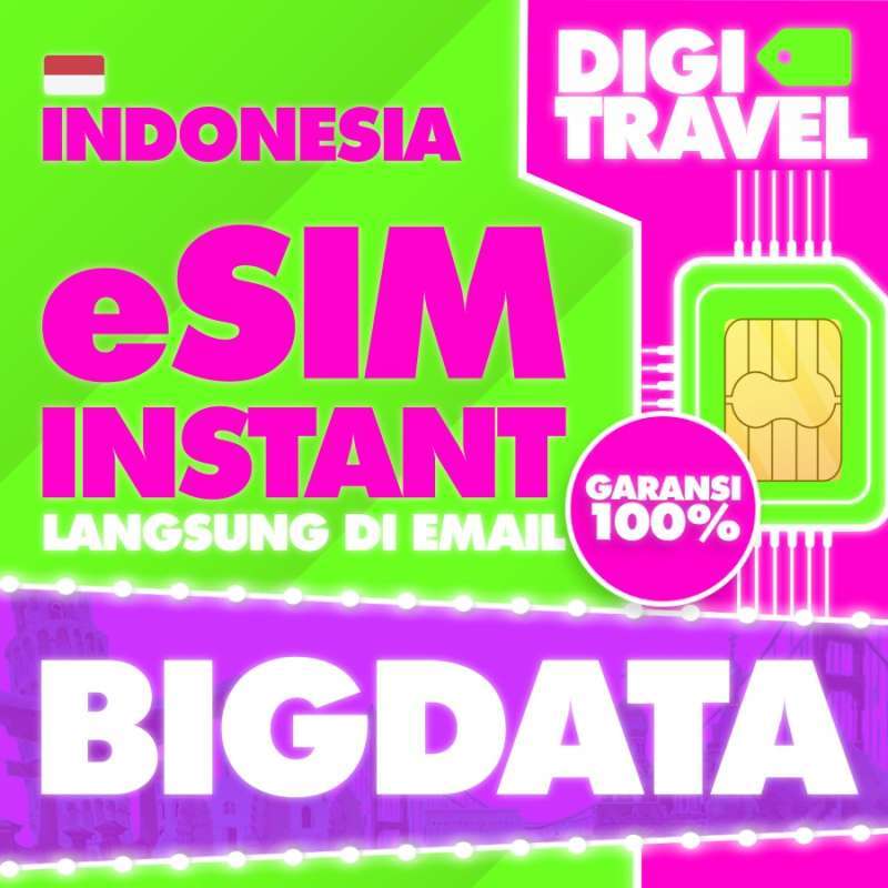 Promo Digi Travel Esim Indonesia Quota Extra | Esim Indonesia Ekstra Kuota Diskon 50% Di Seller ...