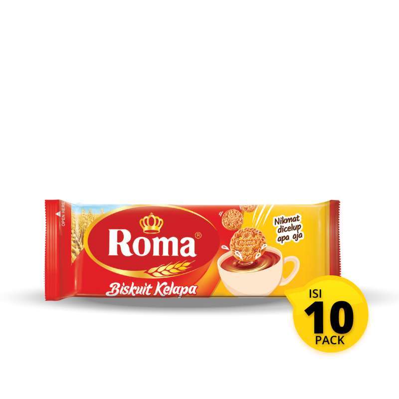 Promo Roma Biskuit Kelapa Freshh Pack @23 Gr Diskon 9% Di Seller Mayora ...