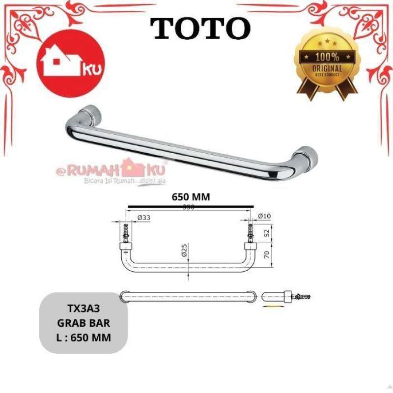 Jual Toilet Grab Bar 💯 Harga Murah & Kualitas Terbaik Januari 2026
