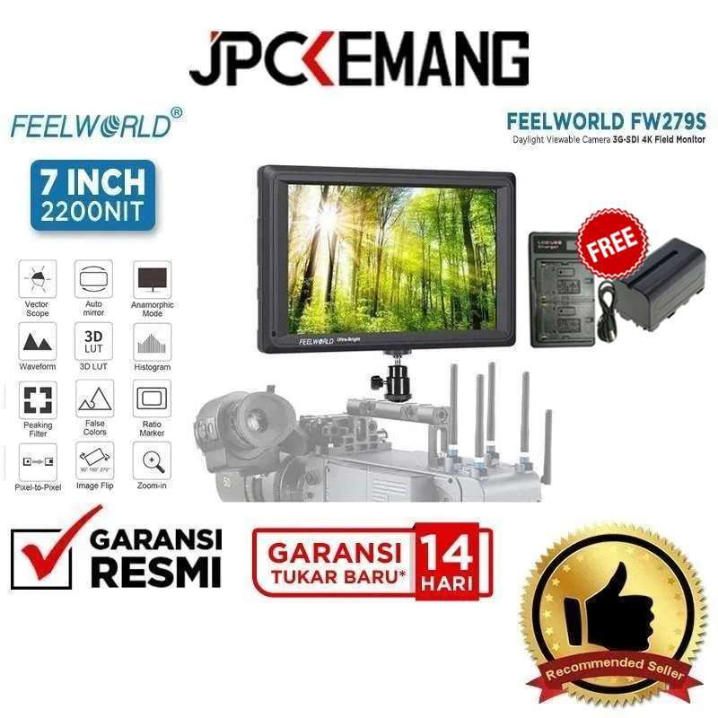 Promo Jpc Kemang Monitor Kamera Eksternal Feelworld Fw279s 7 4k Monitor ...