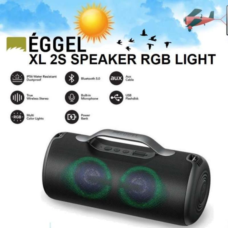 Jual Eggel Elite Xl 2 Waterproof Portable Bluetooth Speaker With Rgb ...