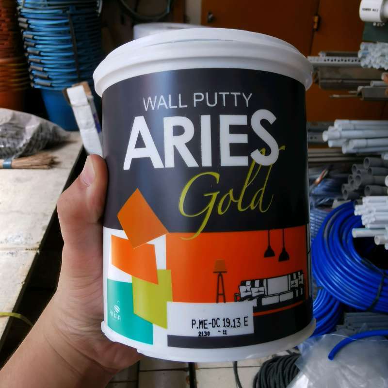 Jual Aries Gold Wall Putty, Plamir Kayu Dan Tembok 1kg Dari Avian Brand ...
