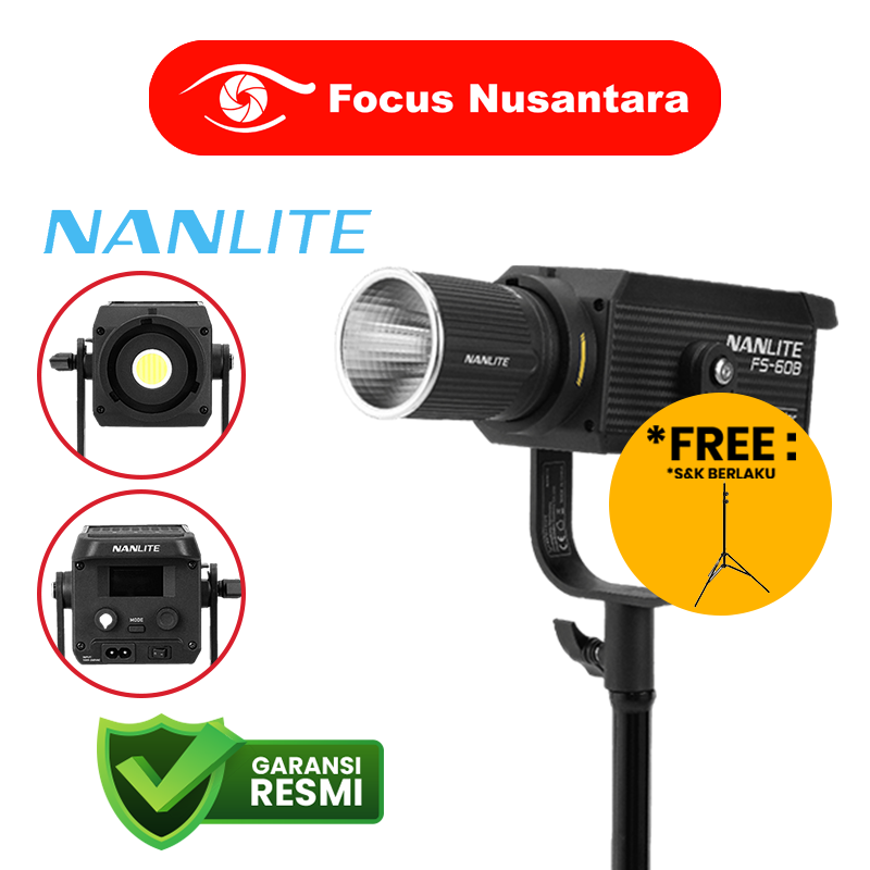 Jual Focus Nusantara - Nanlite Fs-60b Bicolor Led Spotlight Potlight Fs ...