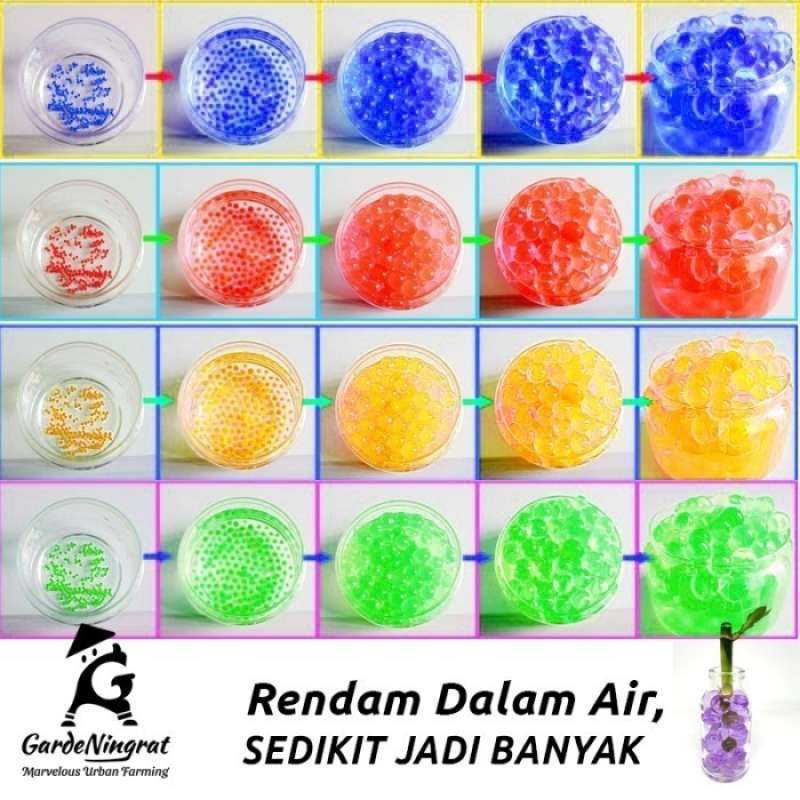 Jual Hydrogel Orbeez 1kg Nett Dry - Media Tanam Hidrogel Waterbeads ...