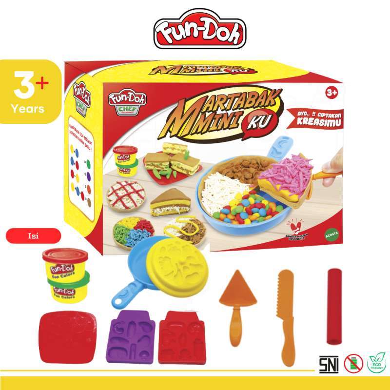Jual Fundoh Martabak Miniku Mainan Lilin Plastisin Clay Lilin Anak Satu ...