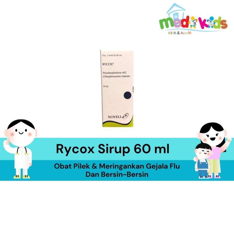 Jual Rycox Sirup 60 Ml - Obat Pilek Di Seller Apotik Medikids - Apotik ...