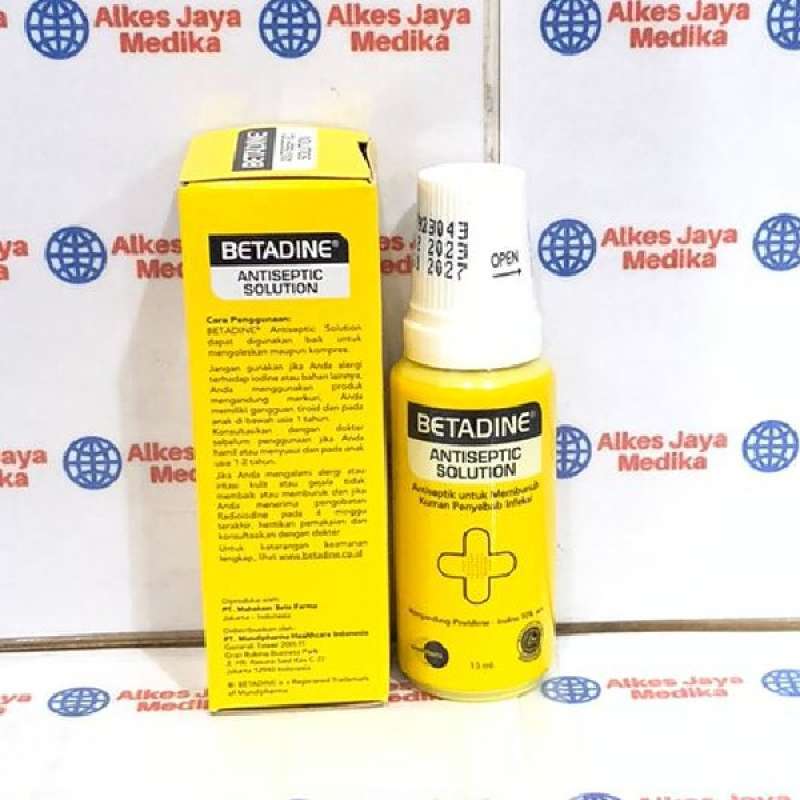 Jual Betadine Antiseptik 15ml Di Seller Alkes Jaya Medika - Cipondoh ...