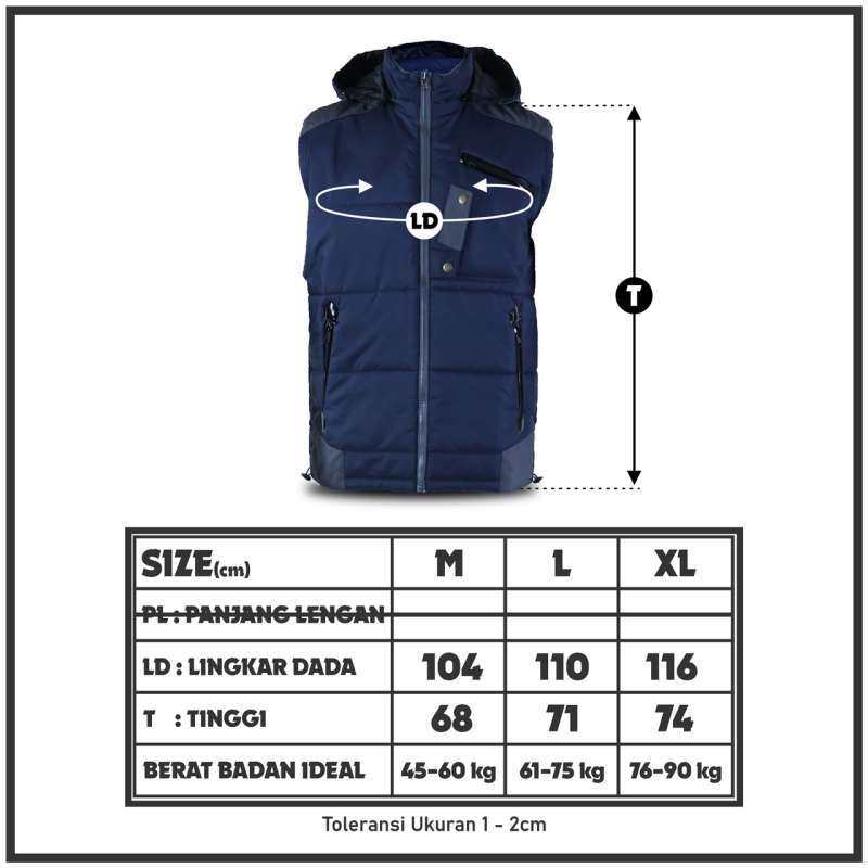 Jual Rompi Motor Pelindung Dada dan Punggung -Rompi Parasut Pria ...