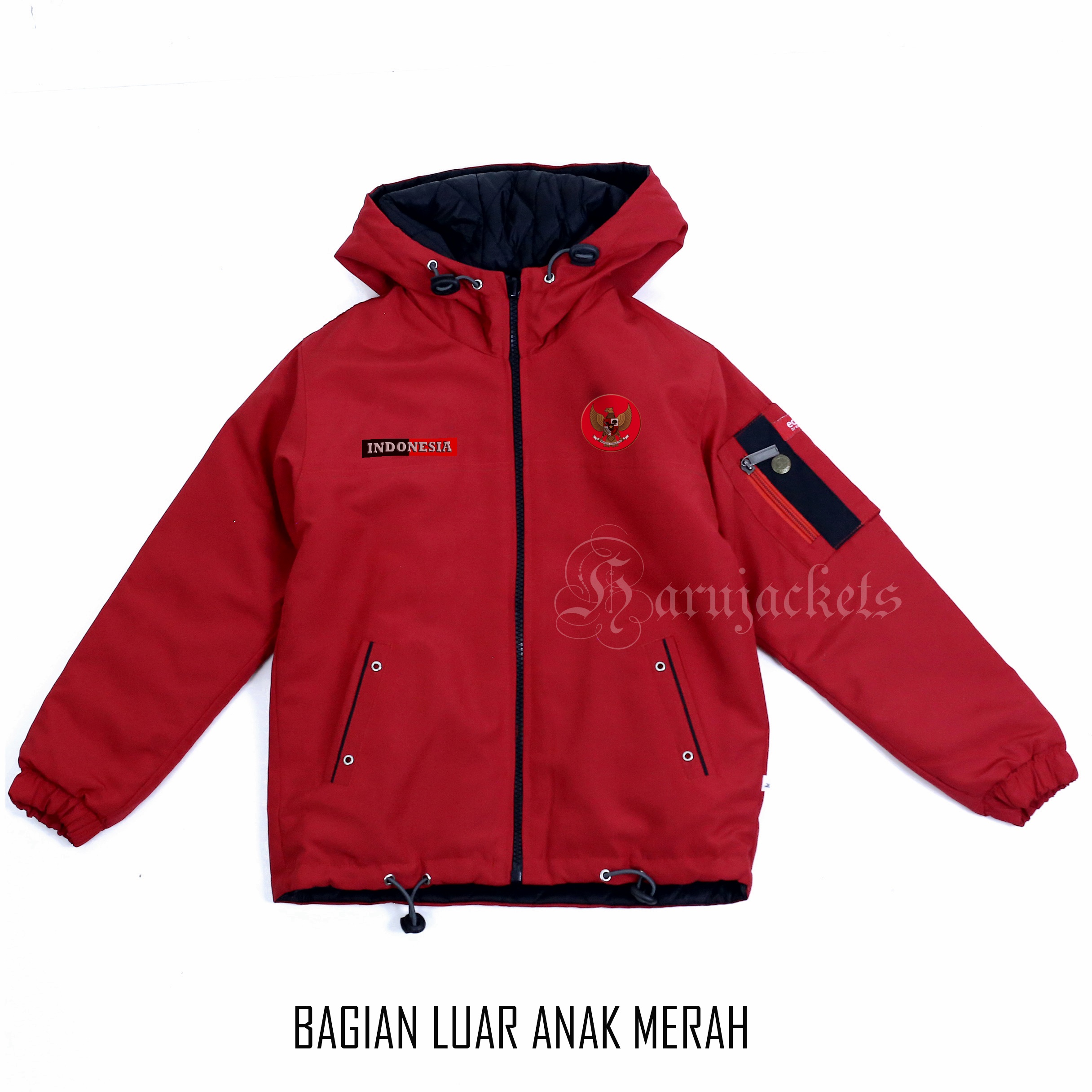 Jual Jaket Anak Usia 5-12 Tahun Unisex Warna Merah Di Seller ...