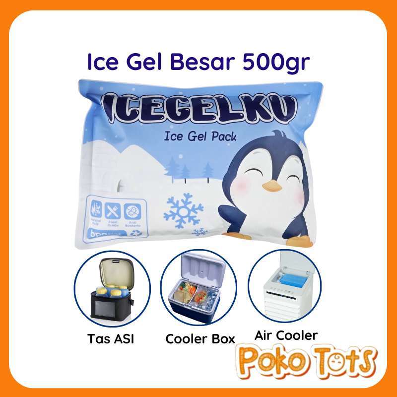 Promo Cool Gel Ice Gel Besar 500gr Blue Ice Pack Panas dan Dingin ...