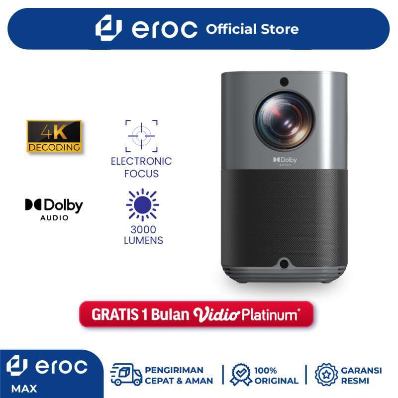 Promo Eroc Android Smart Proyektor Lcd - Dolby Audio – Netflix ...
