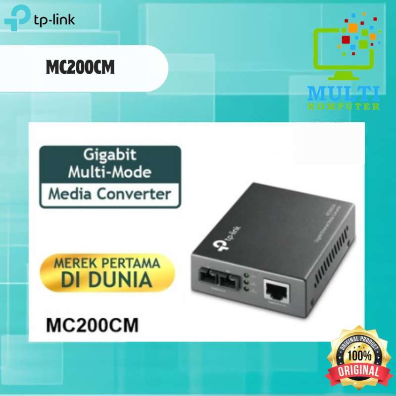 Jual Tplink Tl- Mc200cm Gigabit Multi-mode Media Converter Di Seller ...