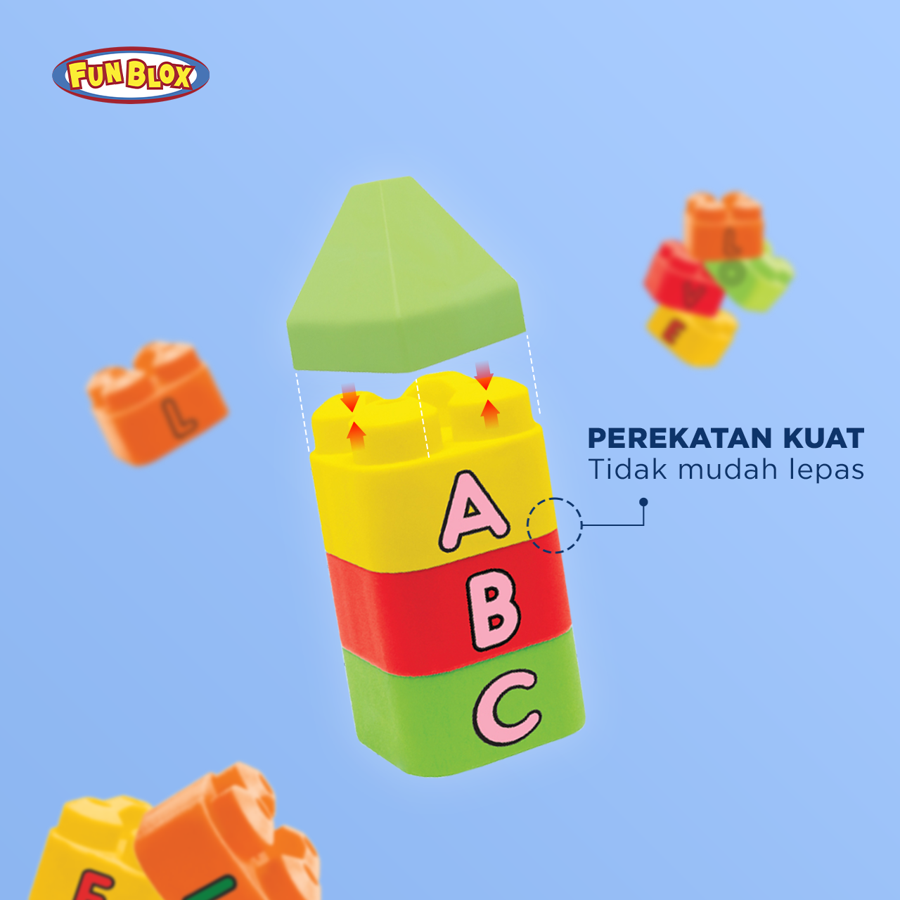 Promo Playgo Alphabet Blocks Mainan Balok Susun Huruf Anak Belajar ...