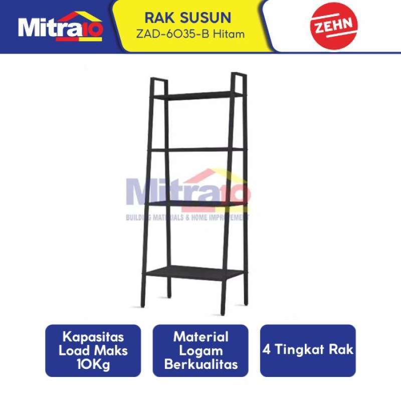 Jual Zehn Rak Susun Buku Zad-6035-b 113x35.5x7.5 Cm Hitam Di Seller ...