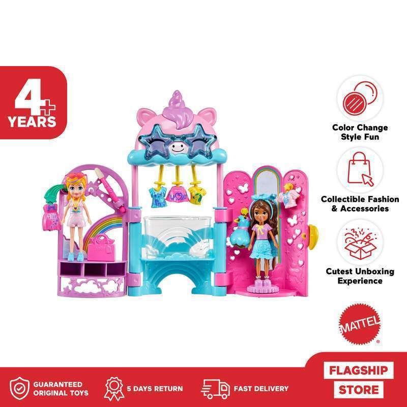 Promo Polly Pocket Glam It Up Style Studio - Mainan Boneka Anak ...
