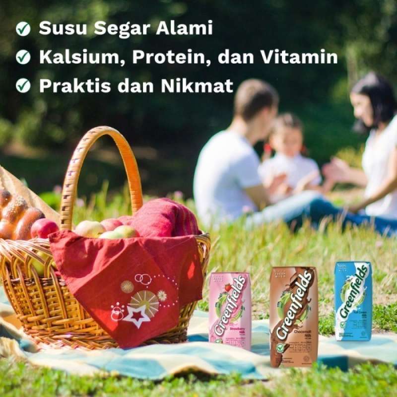 Promo Greenfields Susu Kotak UHT Chocolate Milk | Cokelat - 105 ml ...