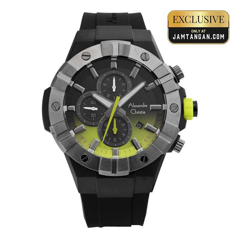 Jual Jam Tangan Pria Alexandre Christie Chronograph Ac 6650 Mc Repbale ...