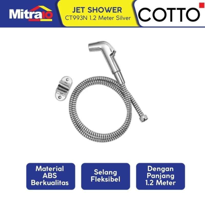 Jual Cotto Jet Shower Kloset CT993N 1.2 Meter Silver di Seller Mitra10 ...