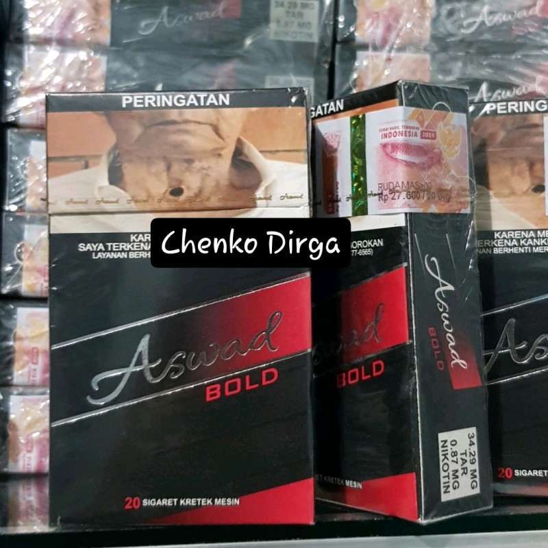 Promo Rokok Aswad Bold - Rokok 20 Batang Diskon 28% Di Seller Chenko ...