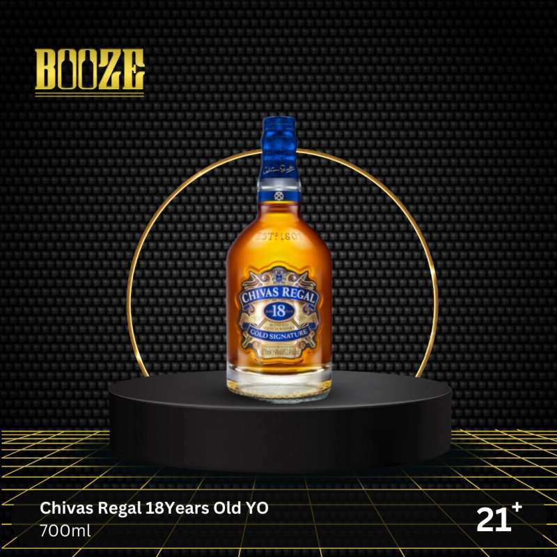 Promo Chivas Regal 18 Years Old Yo Blended Scotch Whisky Whiskey 40% ...