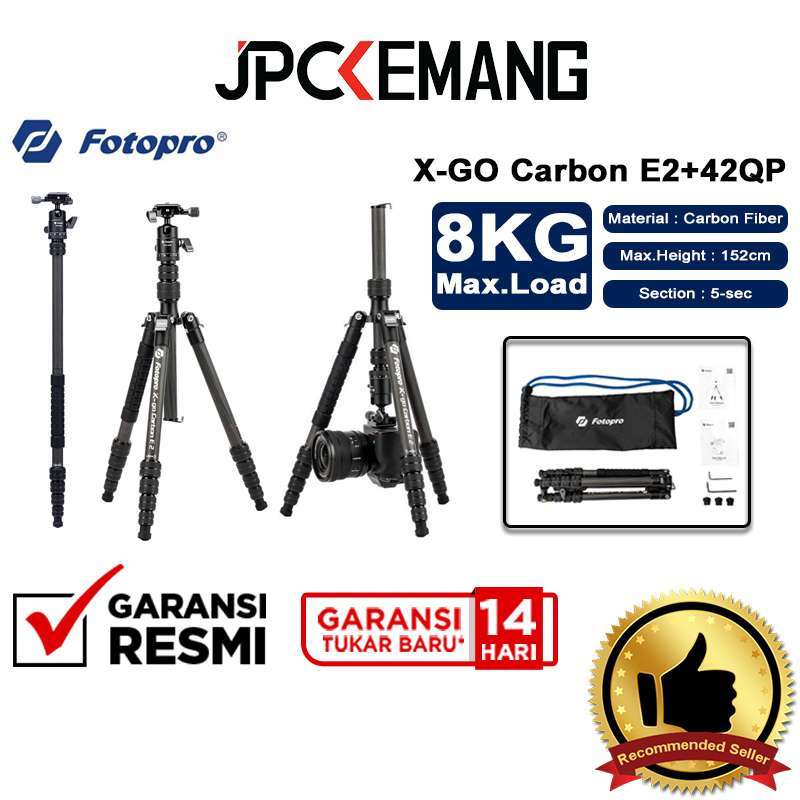 Promo Jpc Kemang Fotopro X-go Carbon E2 + 42qp Ballhead Carbon Fiber ...