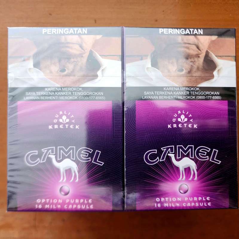 Jual Rokok Camel Option Purple Mild Ungu 16 Batang di Seller 441 Store ...