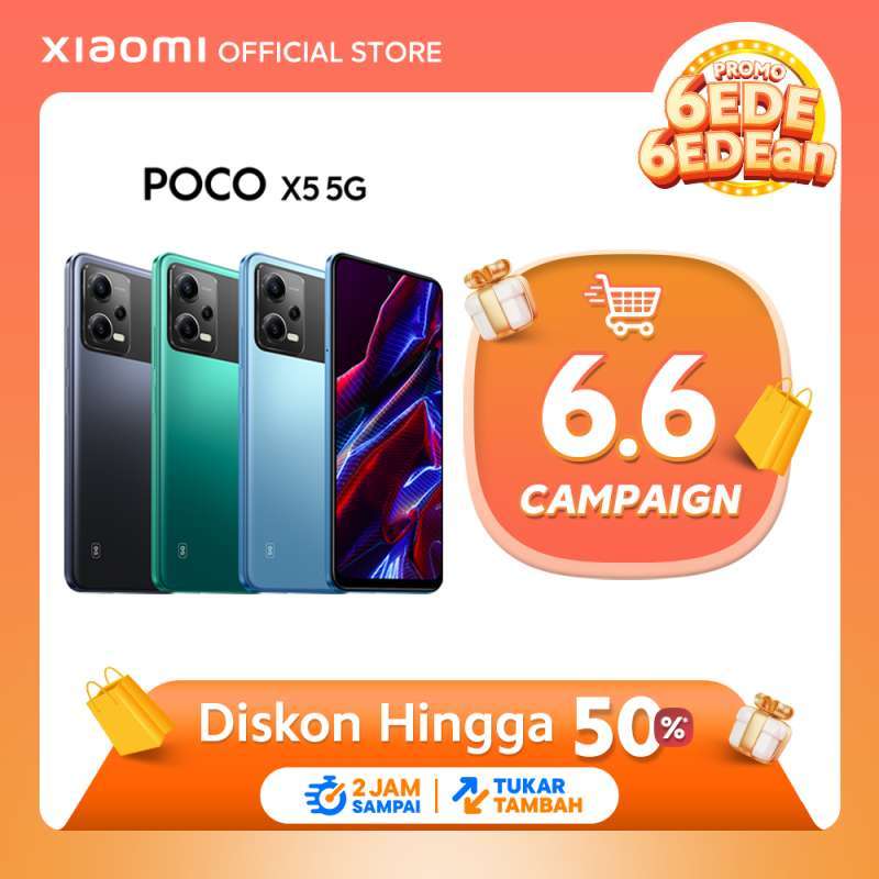 Jual Poco Official Poco X5 5g (6gb/128gb) | (8gb/256gb) Snapdragon 695 ...