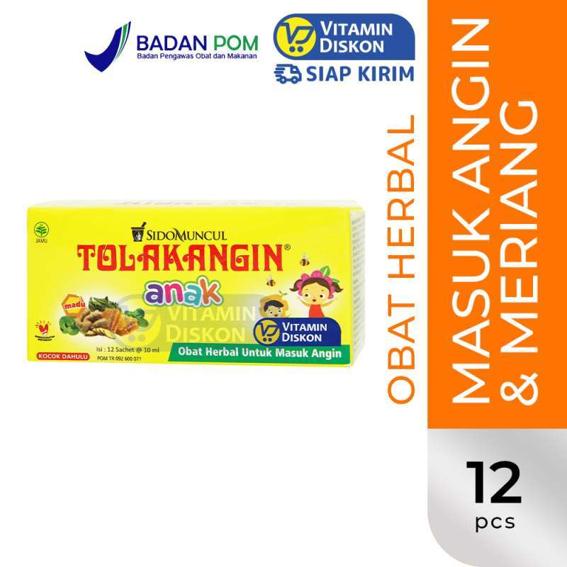 Sidomuncul Tolak Angin Cair 12 Sachet 2025 Lengkap Harga Terbaru Mei ...