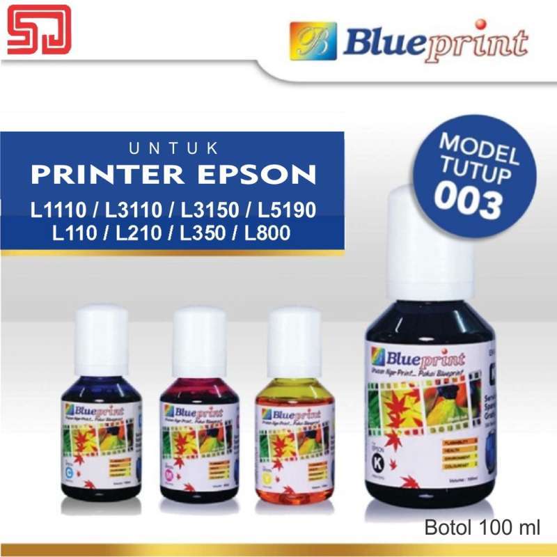 Jual Blueprint Ml Tinta Epson Tinta Printer Epson L L L L Di Seller Sadar