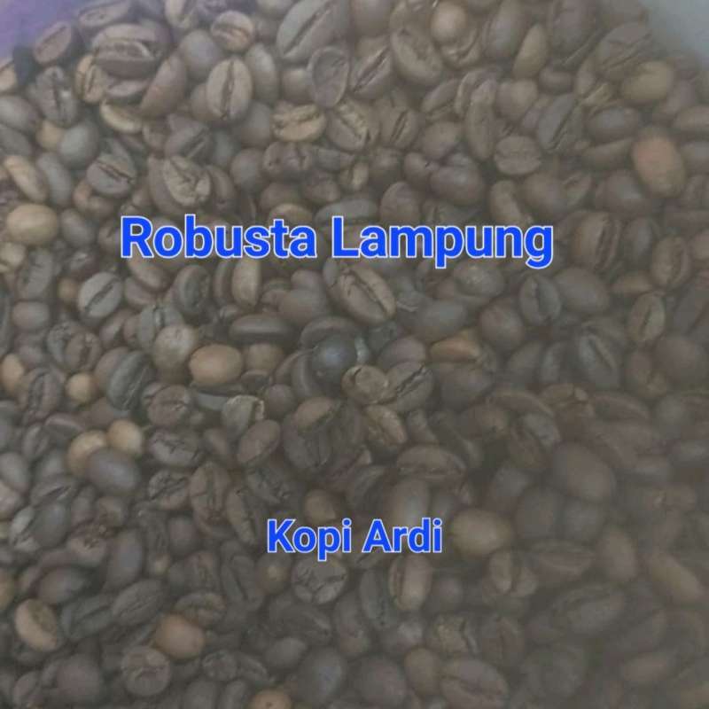 Jual Kopi Biji Roasting/Bubuk Robusta Lampung Premium/Natural 250 gram ...