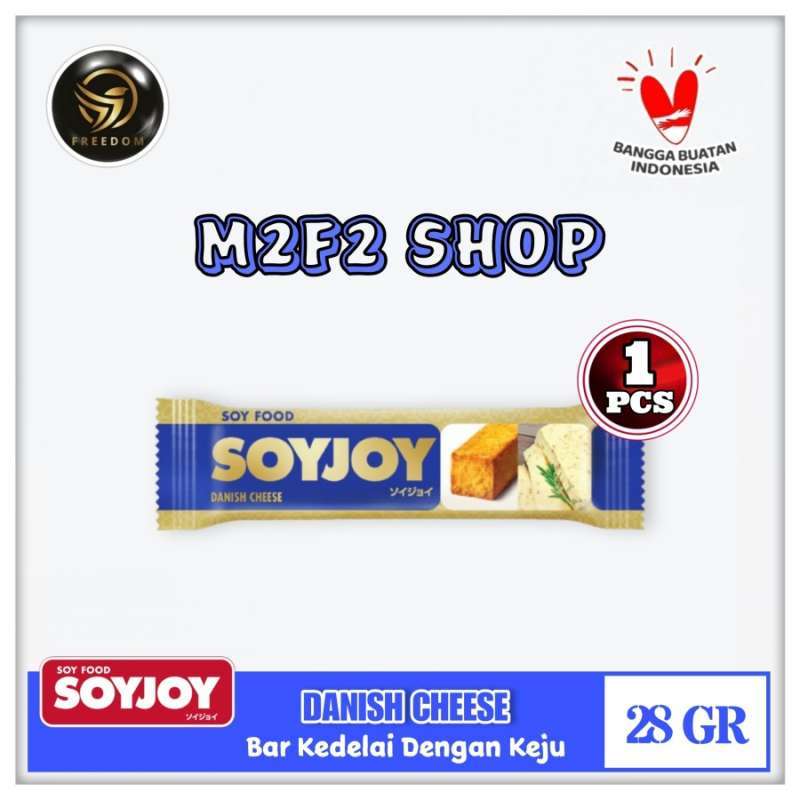 Promo Soyjoy Danish Cheese | Bar Kedelai Keju - 28 Gr (kemasan Satuan) Diskon 18% Di Seller M2f2 ...