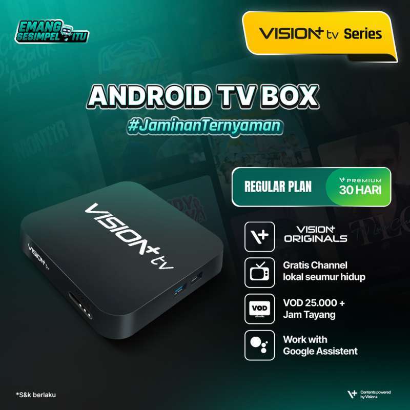 Promo Vision+ Tv Android Tv Box - Super Lengkap Diskon 31% Di Seller ...