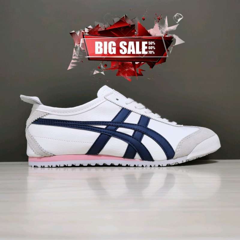 Jual Onitsuka Tiger Mexico 66 White Navy Pink - 39 di Seller ONITSUKA TIGER NIPPON MADE - Kramat ...