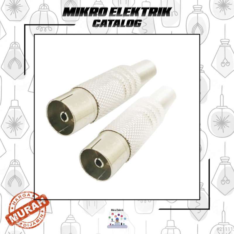 Promo JACK CEWEK FEMALE JACK CONNECTOR KONEKTOR COLOKAN ANTENA TV ...