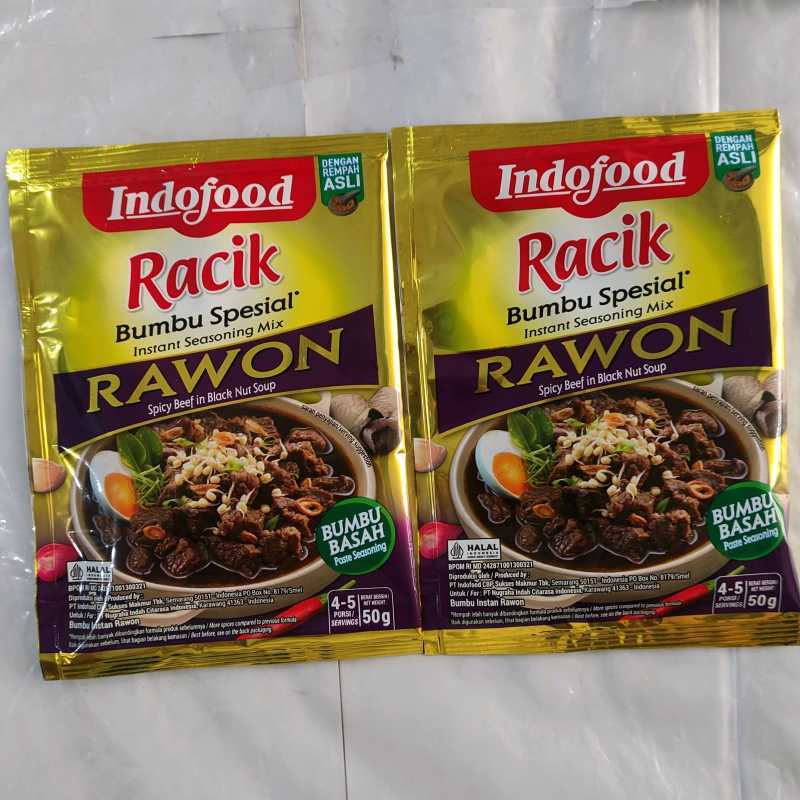 Indofood Bumbu Spesial Racik Rawon 50 G Gratis Ongkir 🔥 Harga Murah ...