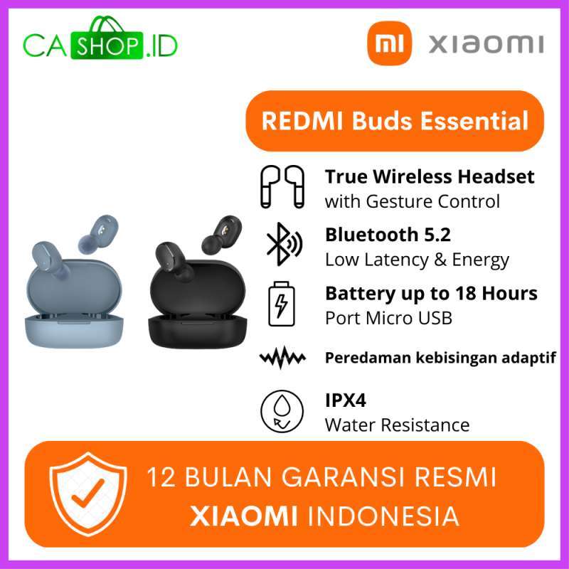 Jual Xiaomi Redmi Buds Essential Tws Earphone Bluetooth 5.2 Ipx4 New ...