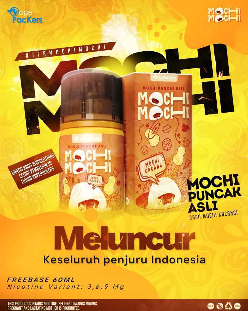 Jual Liquid Mochi Mochi Puncak Asli 60ml By Vapepackers / Mochi Liquid ...
