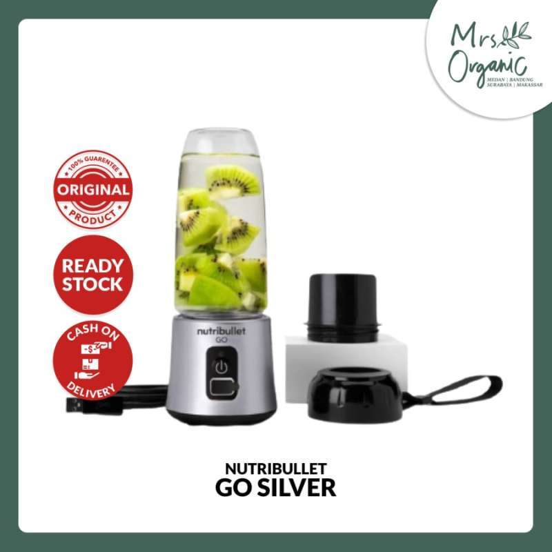 Promo Nutribullet Go Portable Blender 385 Ml Silver Diskon 8% Di Seller ...